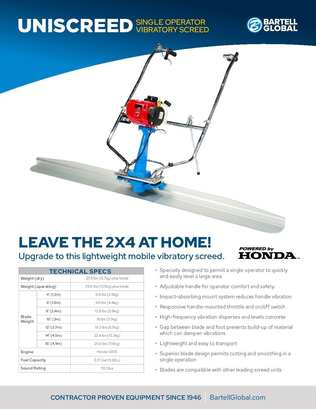 Bartell Uniscreed – Green Crete Tech